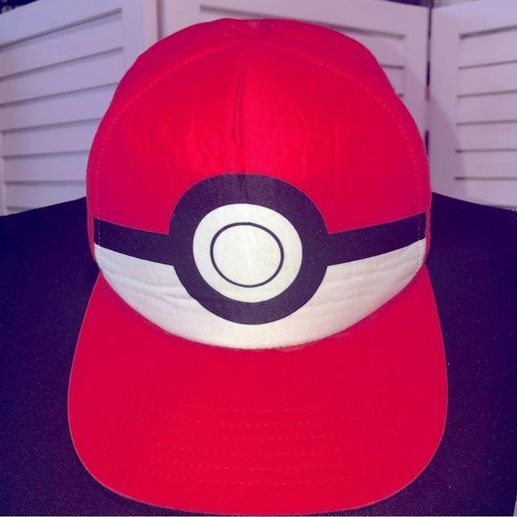 Vintage | Accessories | Vintage Red Whiteblack Pokmon Character Logo ...
